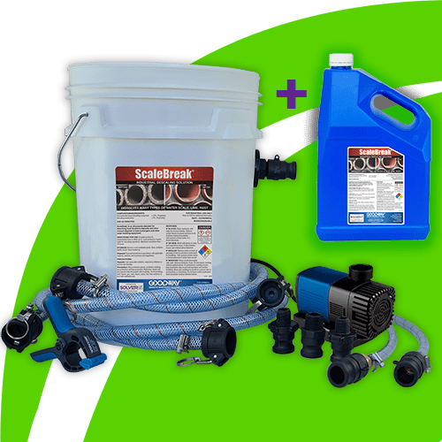 *Portable Flushing Kit – Descaling System + 5 Litres ScaleBreak* - SOLVERBio